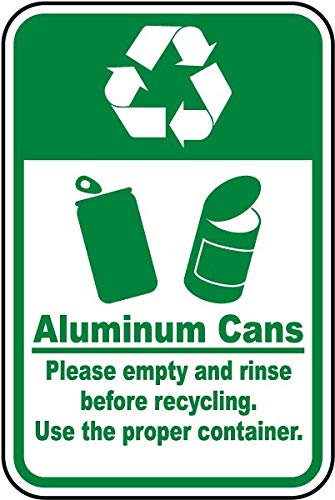 Aluminum cans: Please Empty and Rinse Before Recycling. Use The Proper ...