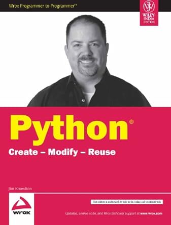 Buy Python: Create - Modify - Reuse Book Online at Low Prices in India ...