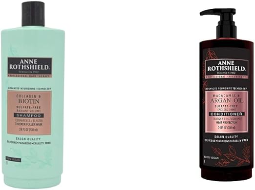 Anne Rothshield Shampoo Collagen and Biotin 700Ml + Acondicionador ...