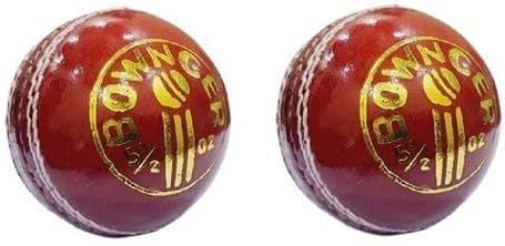 Red Bouncer Balls Cricket Leather Ball (Pack of 2) : Amazon.in: Sports ...