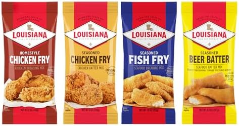 Amazon.com : Louisiana Fish Fry, Breading Variety Gift Pack (Pack of 4 ...