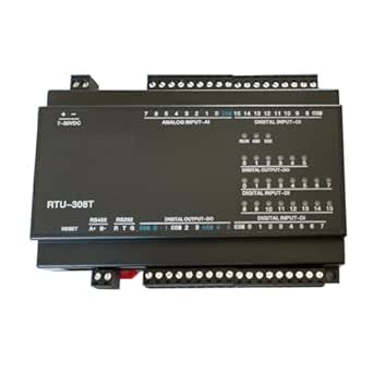 MODBUS RTU RS485 Module 6 Relays 16 Switch Inputs 8 Analog Inputs 1Pcs (Size : 8AI-16DI-6DO ...