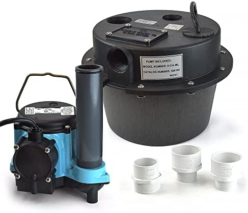 VEVOR Utility Sink Pump, 1/3 HP, 120-Volt, 1750 GPH Flow, 18 ft Head ...