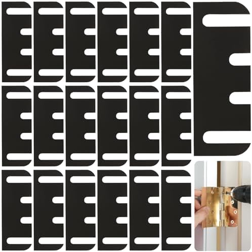 Amazon.com: 20 Pcs Door Hinge Shims 4 Inch, PVC Plastic Hinge Spacer ...