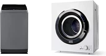 Amazon.com: COMFEE' Washing Machine and BLACK+DECKER Compact Dryer ...