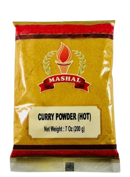 Amazon.com : Mashal Curry Powder Hot 7 oz (200 gm) : Grocery & Gourmet Food