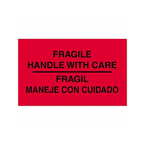 Amazon.com: Box Packaging "Fragile - Handle with Care" Labels, 3" x 5 ...