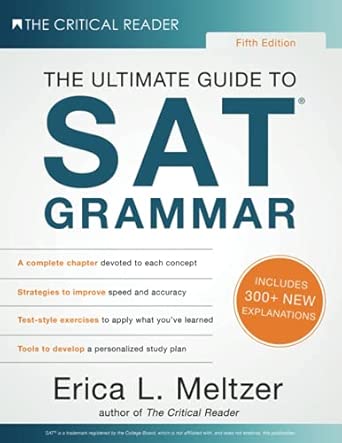 The Ultimate Guide to SAT Grammar - by Erica Lynn Meltzer5th Edition by ...