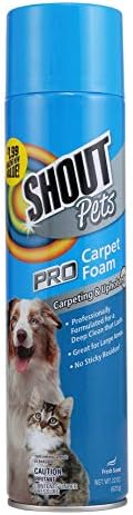 Amazon.com: Shout for Pets Pro Strength Carpet Cleaning Foam | Carpet ...