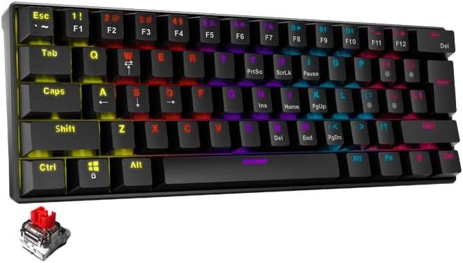 XPG Teclado Gamer Mecanico Summoner Mini Switch Red RGB USB Blanco ...