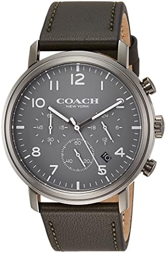 Amazon | コーチ COACH 腕時計 メンズ 男性用 紳士用 チャールズ Charles 41mm グレー文字盤 シリコンラバーベルト ...