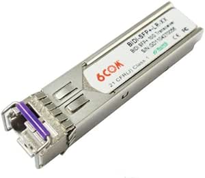 Amazon.com: 6COM BIDI SFP Transceiver 10G 10KM TX 1270nm / RX 1330nm DDM LC connector compatible ...