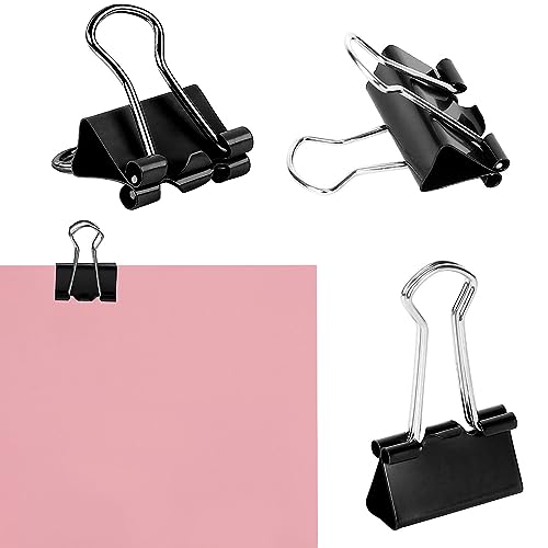Snapklik.com : 75 PCS Mini Binder Clips, 3/4 Inch 19mm Binder Clips ...