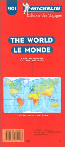Michelin The World Map No. 901, 12e: 9782061002193: Amazon.com: Books