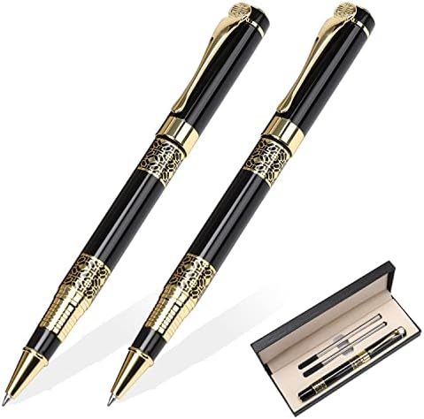 Amazon.com : TIESOME Luxury Metal Ballpoint Pen Set, 0.5mm Business ...