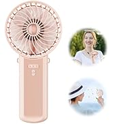 Amazon.com: ISFOFO Mini Handheld Fan 1 Pack, Portable Fan 4 Speeds ...