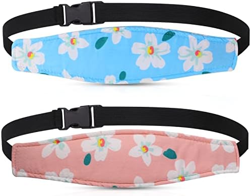 Amazon.com: Hestya 2 Pieces Baby Car Seat Head Straps, Carseat Head ...