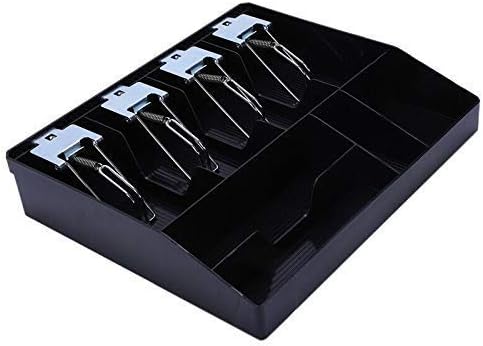 Divinext ABS Cash Drawer, 4 Cash and 4 Coin Compartment, Cashier ...