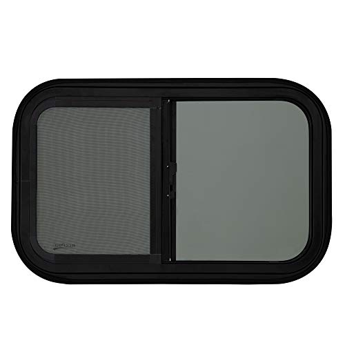 RecPro RV Window | 24" W x 15" H | Teardrop Horizontal Slide | RV ...