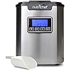 Amazon.com: NutriChef Countertop Ice Maker - Portable Ice Cube Machine ...