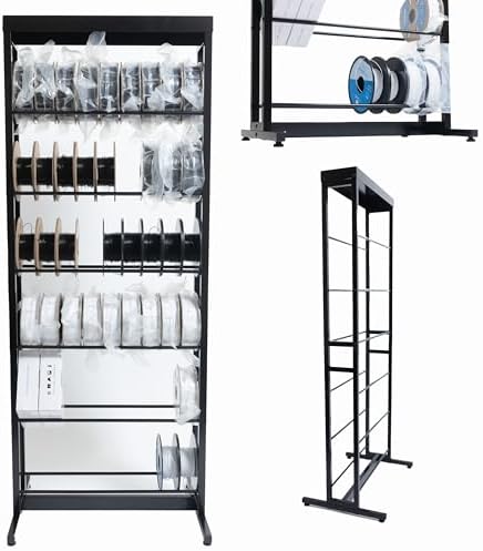 Amazon.com: 3D Printer Filament Storage Rack - 6 Teir Heavy Duty Metal ...