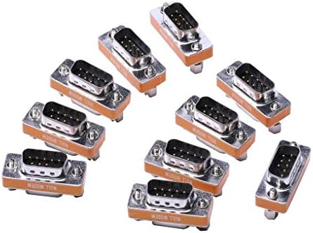 Amazon.com: DB9 Null Modem Adapter Male to Male 2 Pack : Electronics