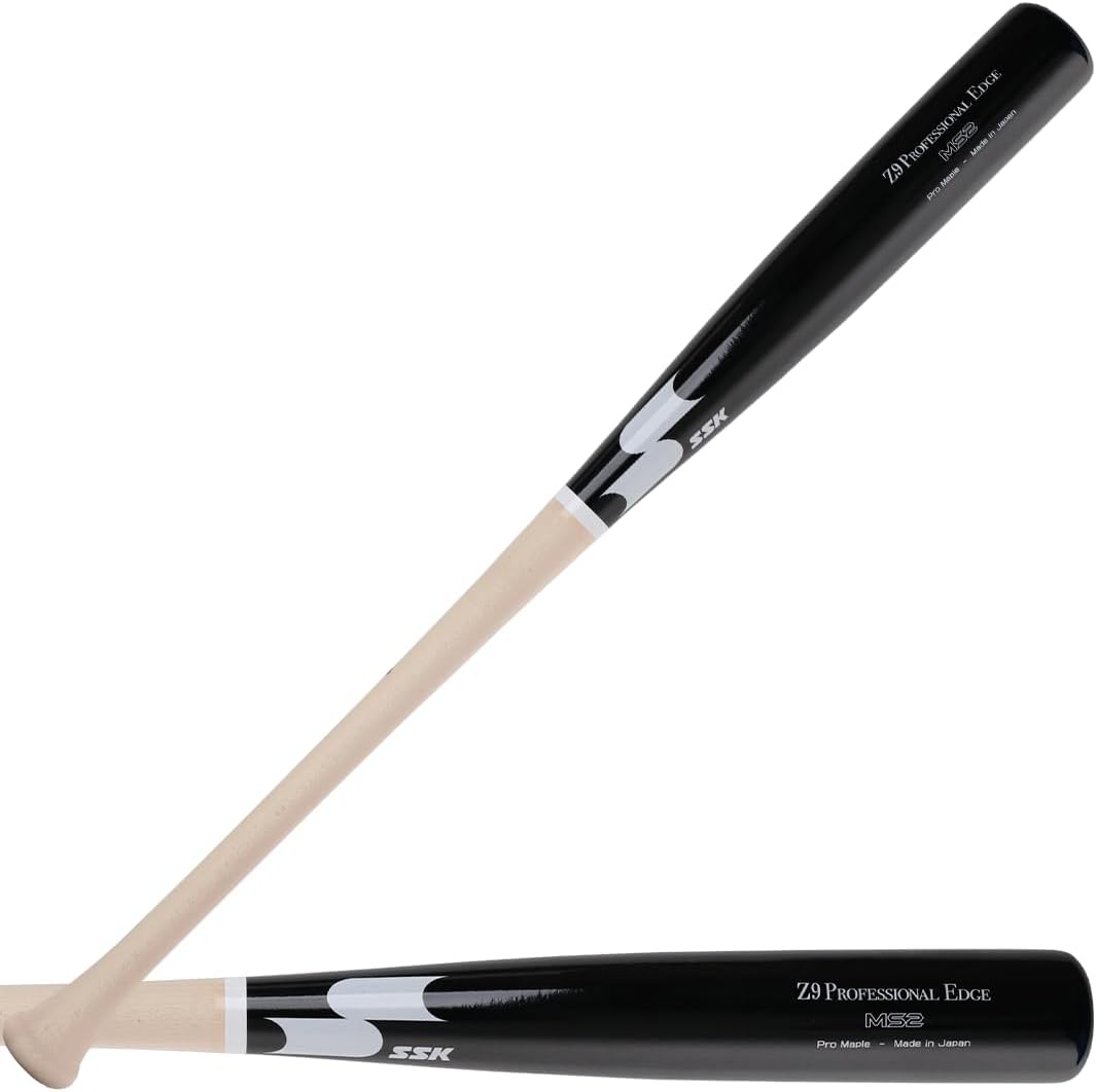 Amazon.com : SSK Z9 Professional Edge Wood Baseball Bat – Birch & Maple ...