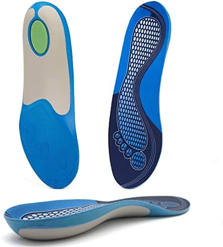 Amazon.com: Plantar Fasciitis Relief Arch Support Shoe Insoles for Men ...