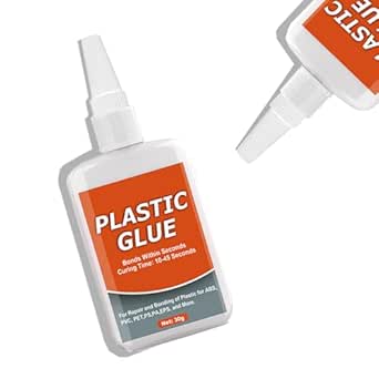 Plastic Glue 30g, Quick-Setting and Transparent, Extra Strong Glue for ...