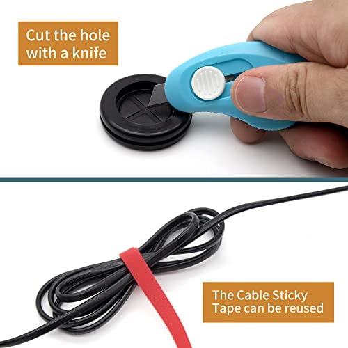 Snapklik.com : Vrupin 66Pcs Rubber Grommet Assorted Kit, Drill Hole ...