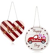 Amazon.com : Valentine's Day Envelope Wooden Door Sign,Happy Valentines ...