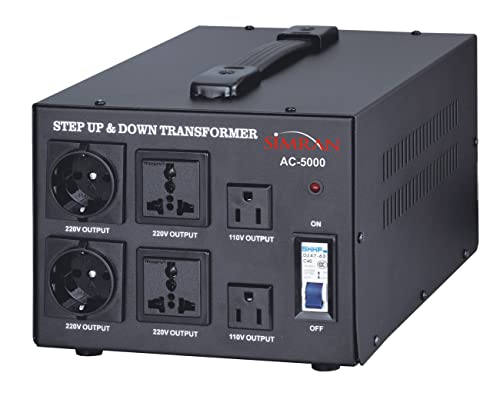 Snapklik.com : Simran AC-5000 Step Up/Down Voltage Transformer Power ...