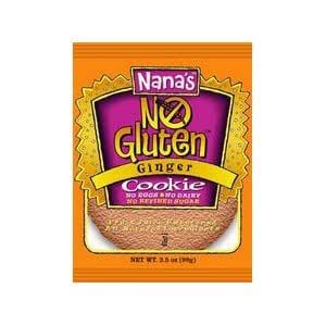 Amazon.com: Nana's Cookies No Gluten Ginger Cookie - 3.5 ozs. : Grocery ...