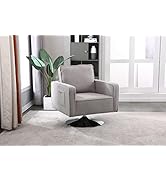 Amazon.com: OUYESSIR Swivel Barrel Chairs, 360 Degree Swivel Accent ...