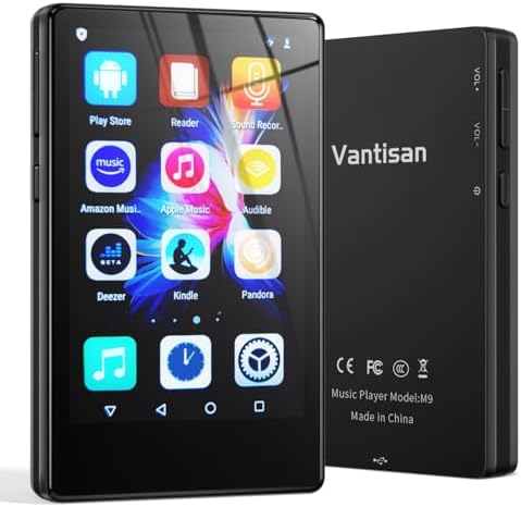 vantisan Reproductor MP3, MP3 con Pantalla Táctil de 4 Pulgadas ...