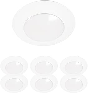 HALO HLCE 6 inch Integrated LED Recessed Disk Light, 3000K, 900 Lumens ...