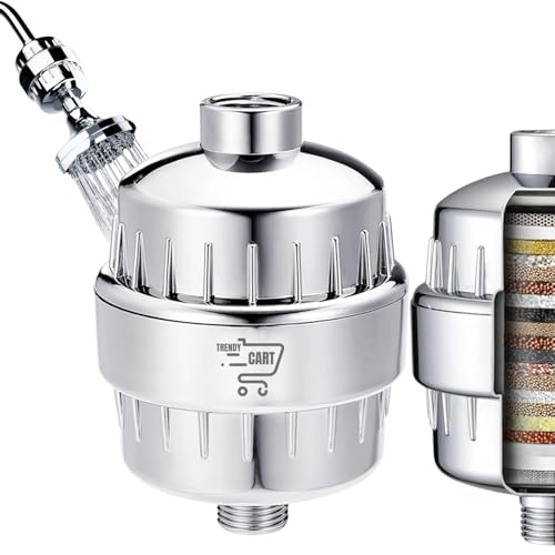 Trendy Cart 20-Stage High Output Shower Filter & Head – Advanced Hard ...