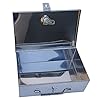 GinoSet® Stainless Steel Storage Boxes, Cash Box, Pooja Peti, Vanity ...