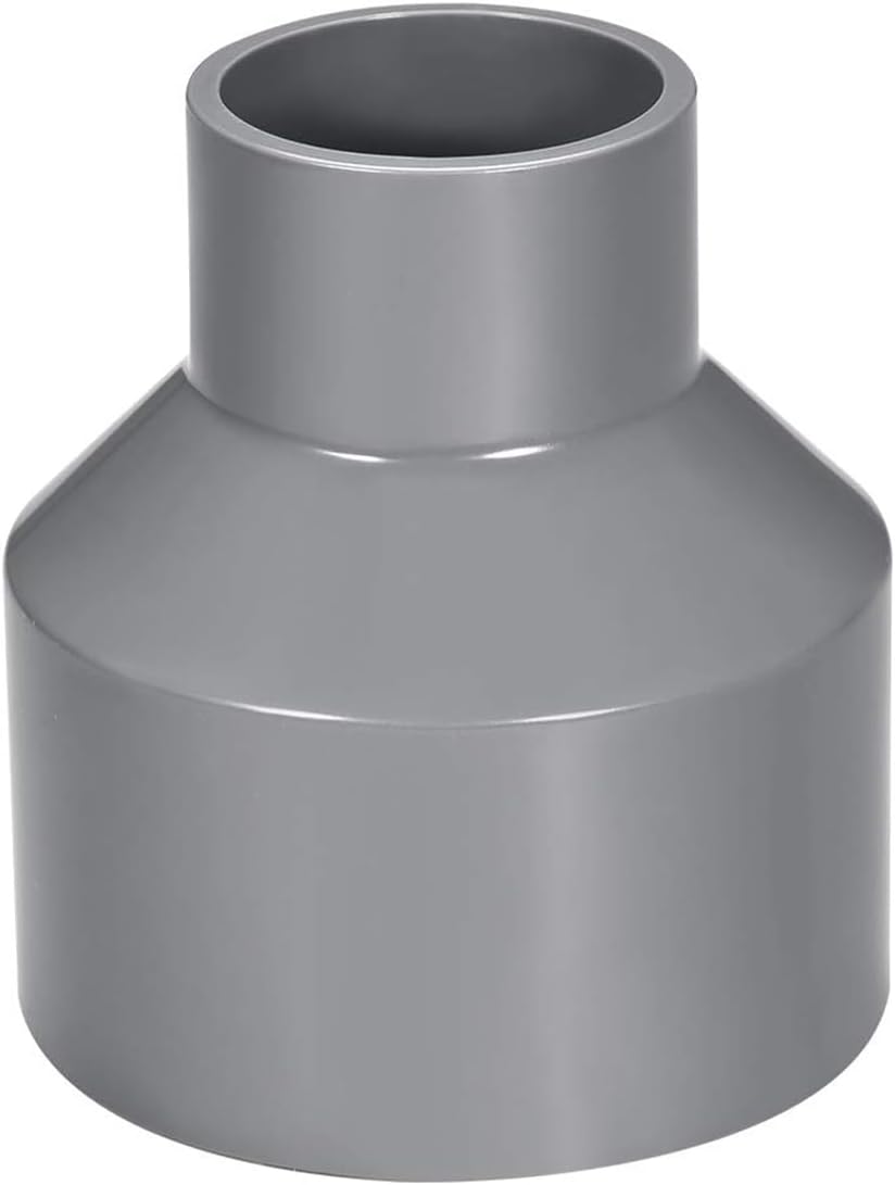 TOP-VIGOR 1Pcs PVC DWV Reducing Coupling, 40mm x 75mm Socket Pipe ...