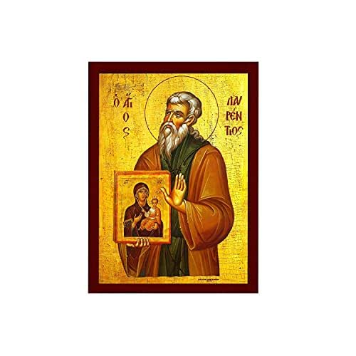 Amazon.com: Saint Lawrence icon, Handmade Greek Orthodox icon of St ...