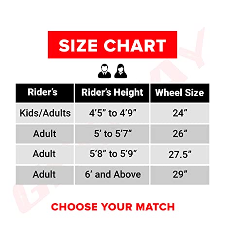 Geekay Geometry 27 Gear Alloy Frame 17 inch Hydraulic Brakes Mountain ...