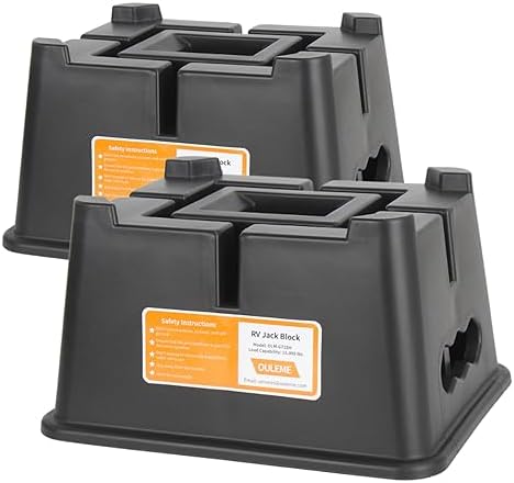 Amazon.com: OULEME Heavy Duty Trailer Jack Block, for RV Camper Travel ...