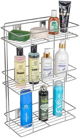 Buy EverEx Stainless Steel Kitchen Rack Trolley Basket Stand Container ...
