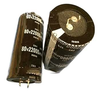 2PCS 80V 22000UF 40 * 80MM Electrolytic Capacitor 22000UF 80V Original ...