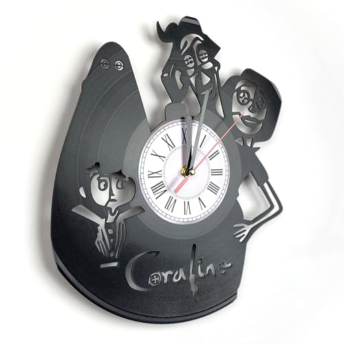 Amazon.com: Whimsical Wall Clock - Vinyl Record Clock12 inch - Spooky ...