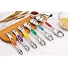 Amazon.com: Magnetic Measuring Spoons Set of 6 Stainless Steel Dual ...