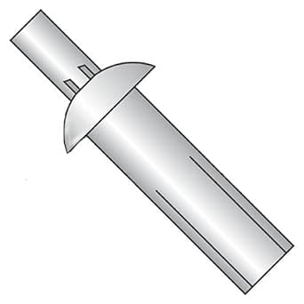 1/4" x 1/8" Universal Head Drive Pin Rivets/All Aluminum (Carton: 1,000 ...