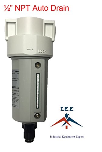 1/2" Compressed Air Line Moisture & Water Filter Trap Air Compressor ...