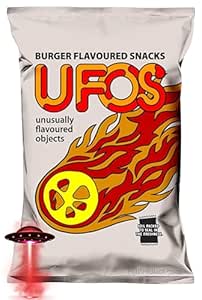 Amazon.com: UFO'S Puffs Snack - 6x 100g UFO'S Burger Flavor (Value Pack ...