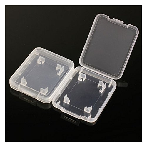 20 Pcs Transparent Standard MS Pro-Duo Memory Card Case Holder Box ...
